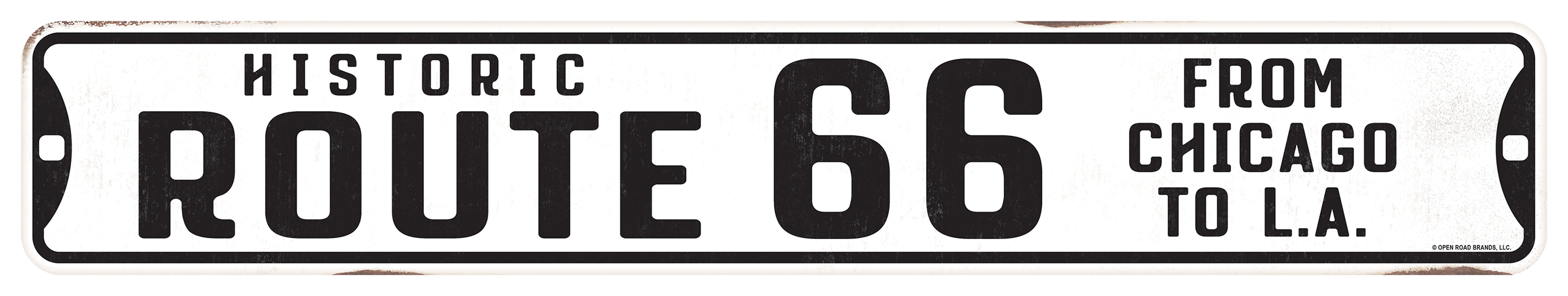 Open Road Brands Route 66 Embossed Die-Cut Tin Sign | Bass Pro Shops